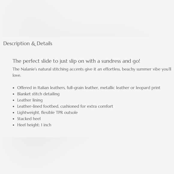 Sofft | Shoes | Nwt Sofft Nalanie Leather Slide | Poshmark